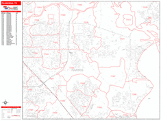 Pasadena Ca Zip Code Map - Map