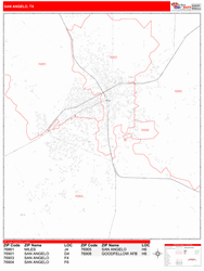 Download San Angelo Tx Map Zip Codes free - backuperchoice