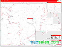 Fulton County Zip Code Map - Map