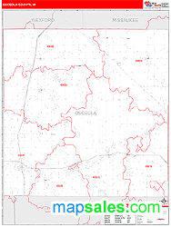 Osceola County Zip Code Map - Map