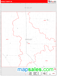 Greeley Co Zip Code Map - Map