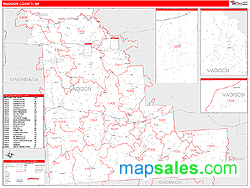 Madison County Zip Code Map - Map