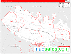 Kent County Zip Code Map - Map