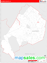 Manassas Va Zip Code Map - Map