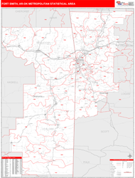 Ft Smith Zip Code Map - United States Map