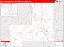 Waterloo Iowa Zip Code Map - Map