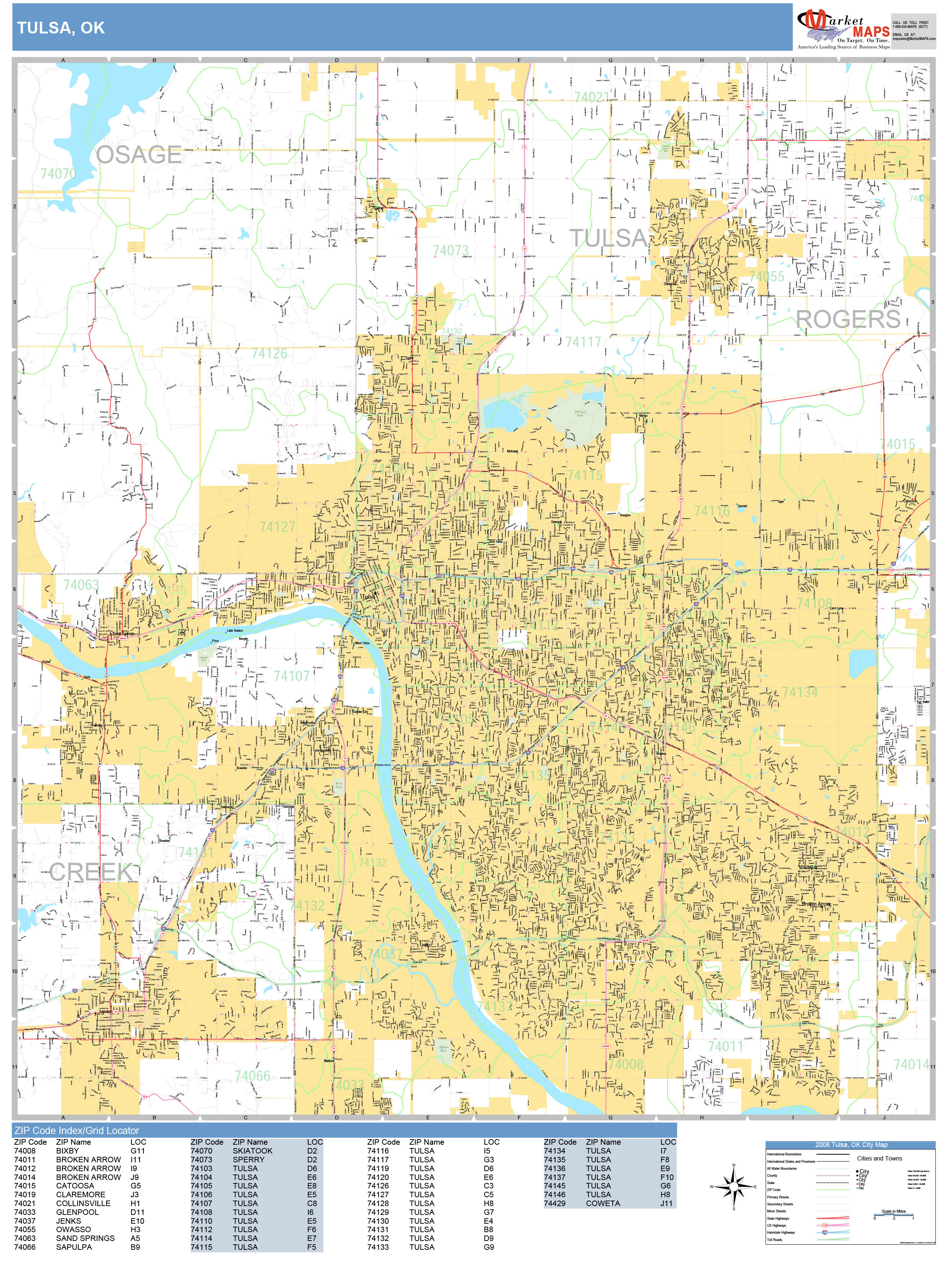 Map Of Tulsa Ok Neighborhoods