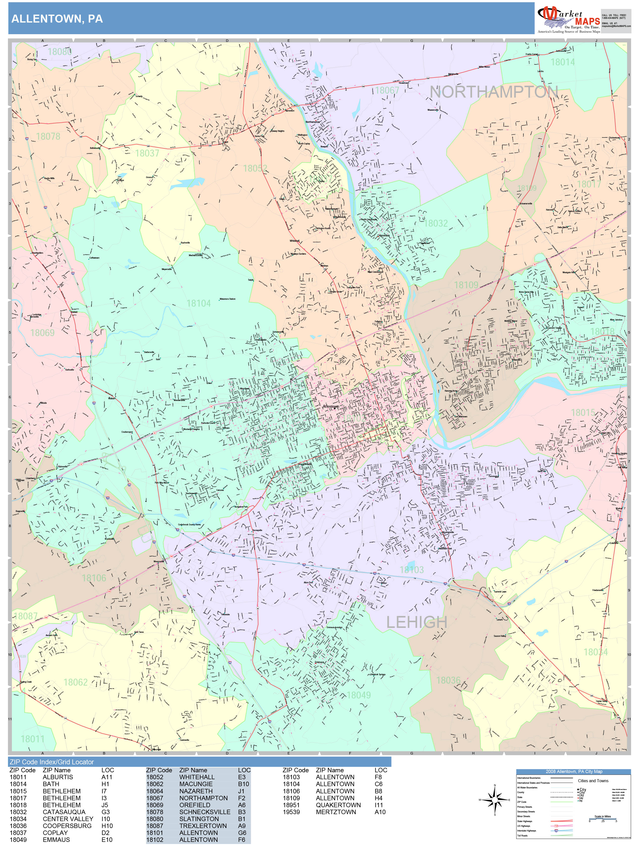 Allentown Pa Zip Code Allentown Pa Zip Code