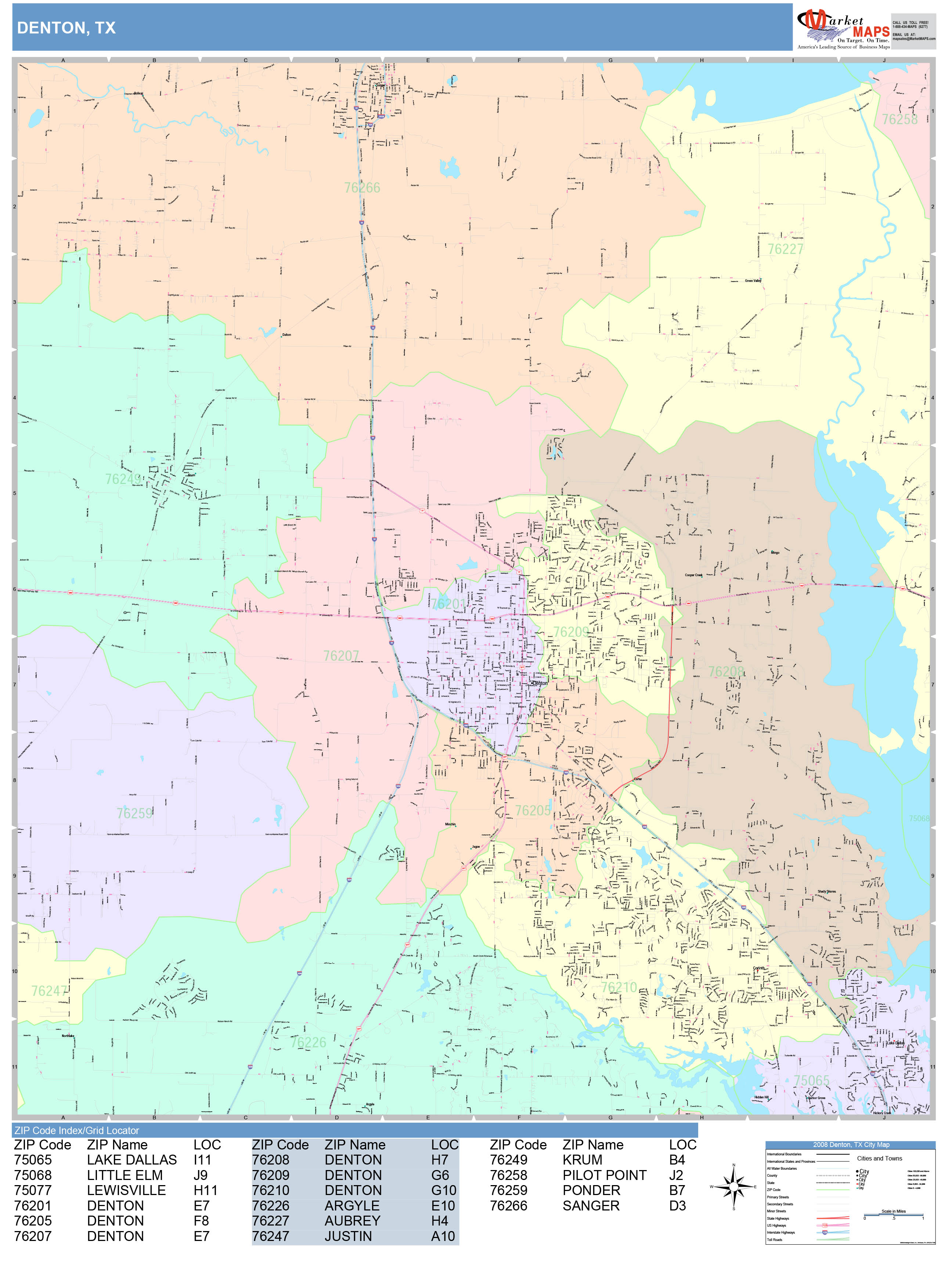 Denton Map