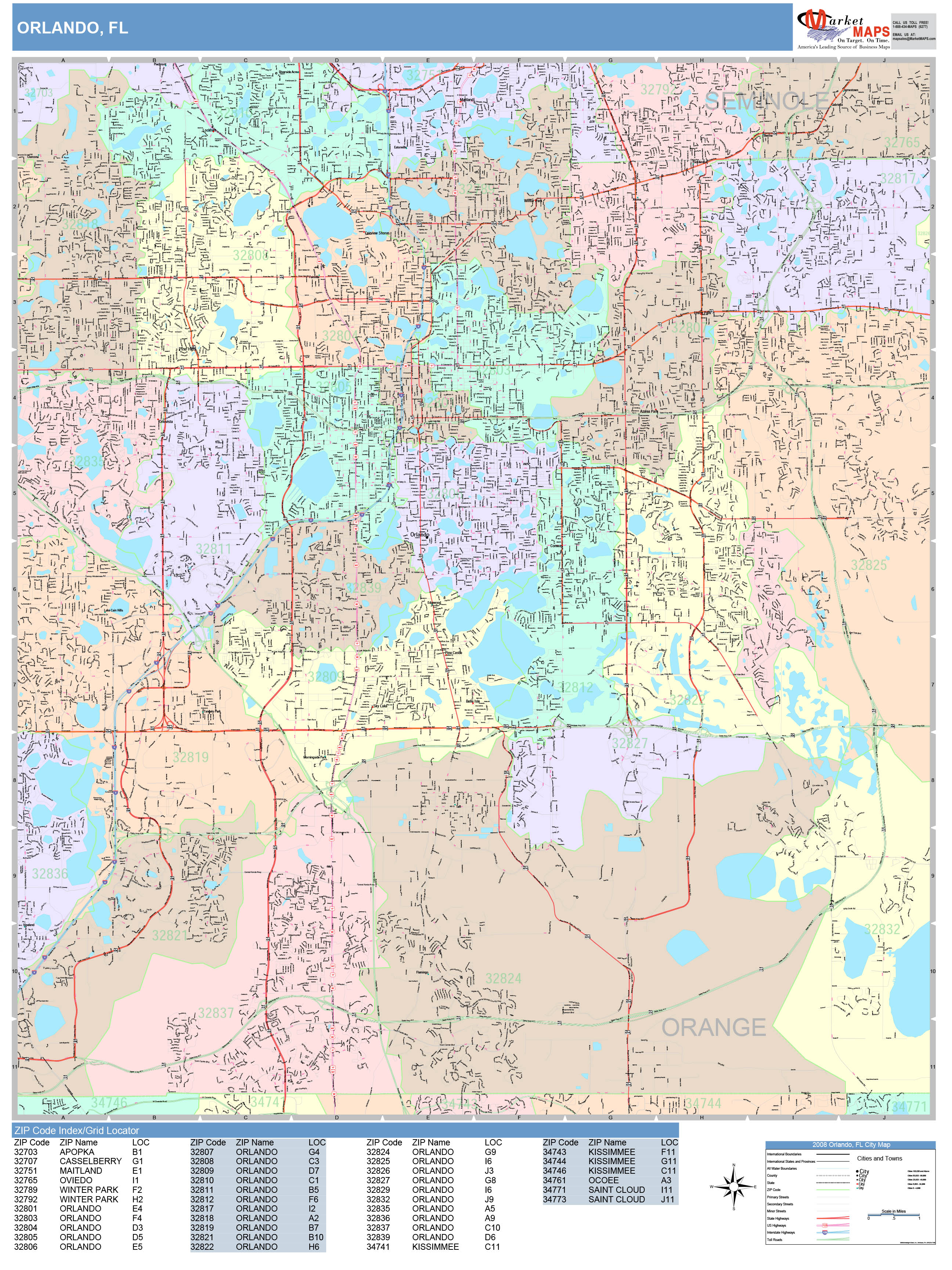Church Street Orlando Map