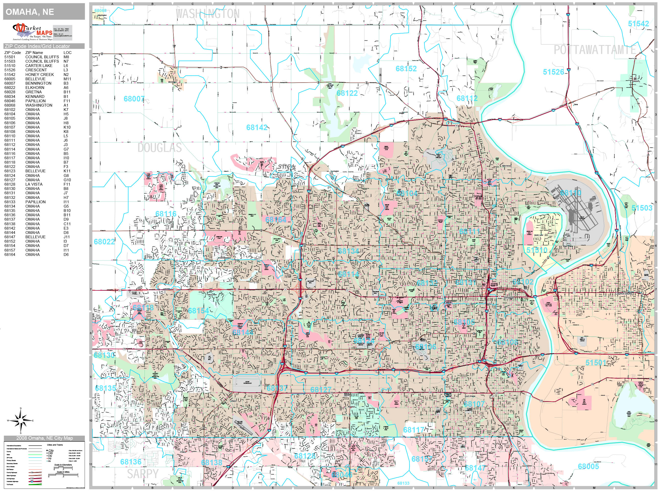 Omaha Zip Code Map Printable Omaha Zip Code Map Printable