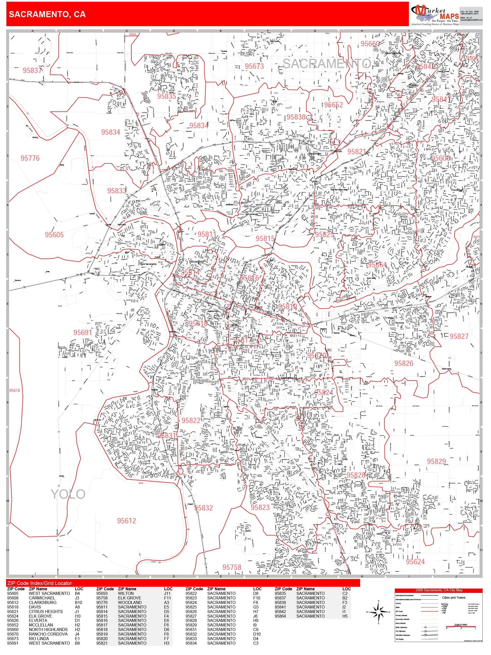 Sacramento Zip Code Map Printable Sacramento Zip Code Map Printable