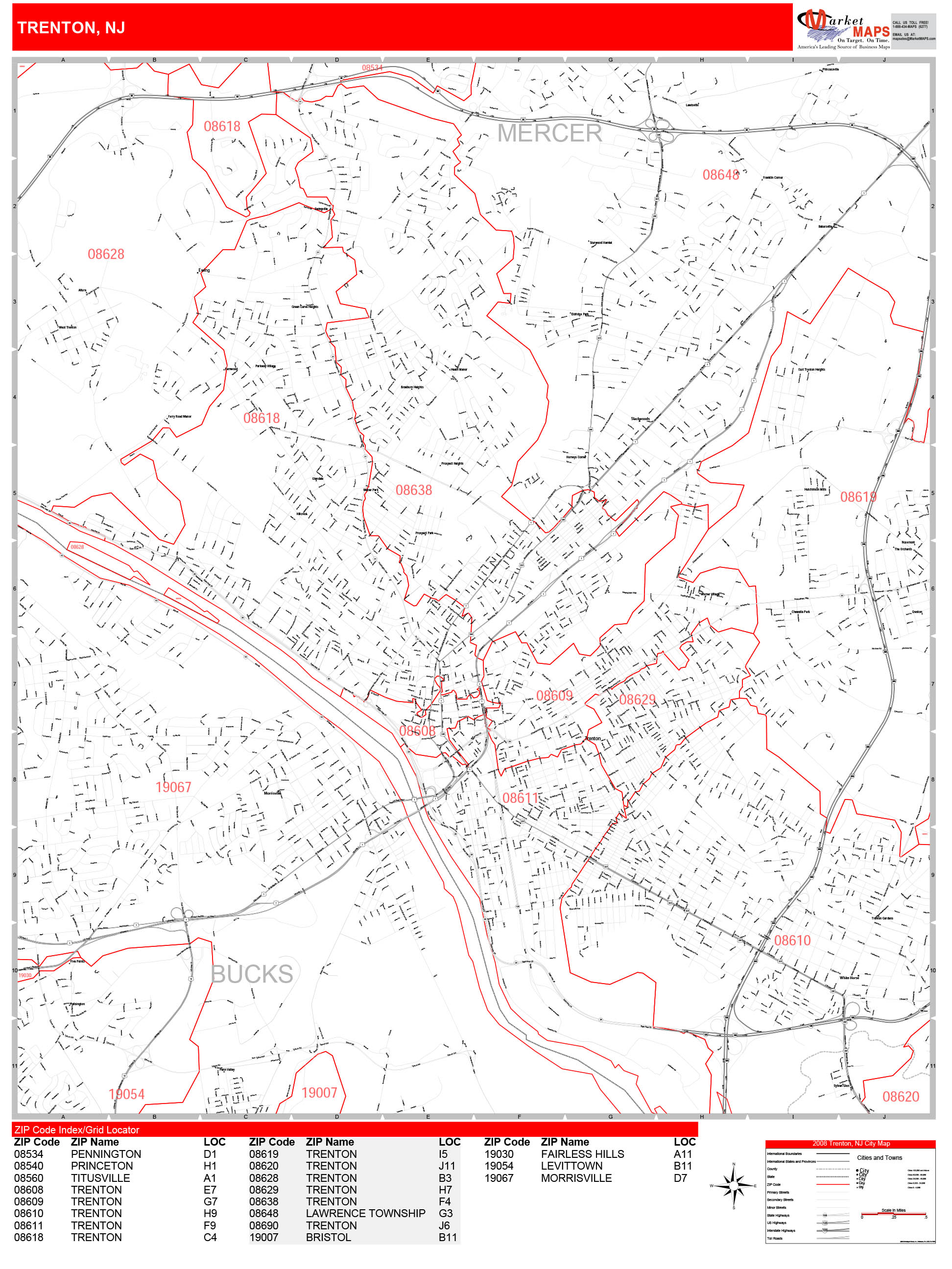 Zip Code For Trenton Nj