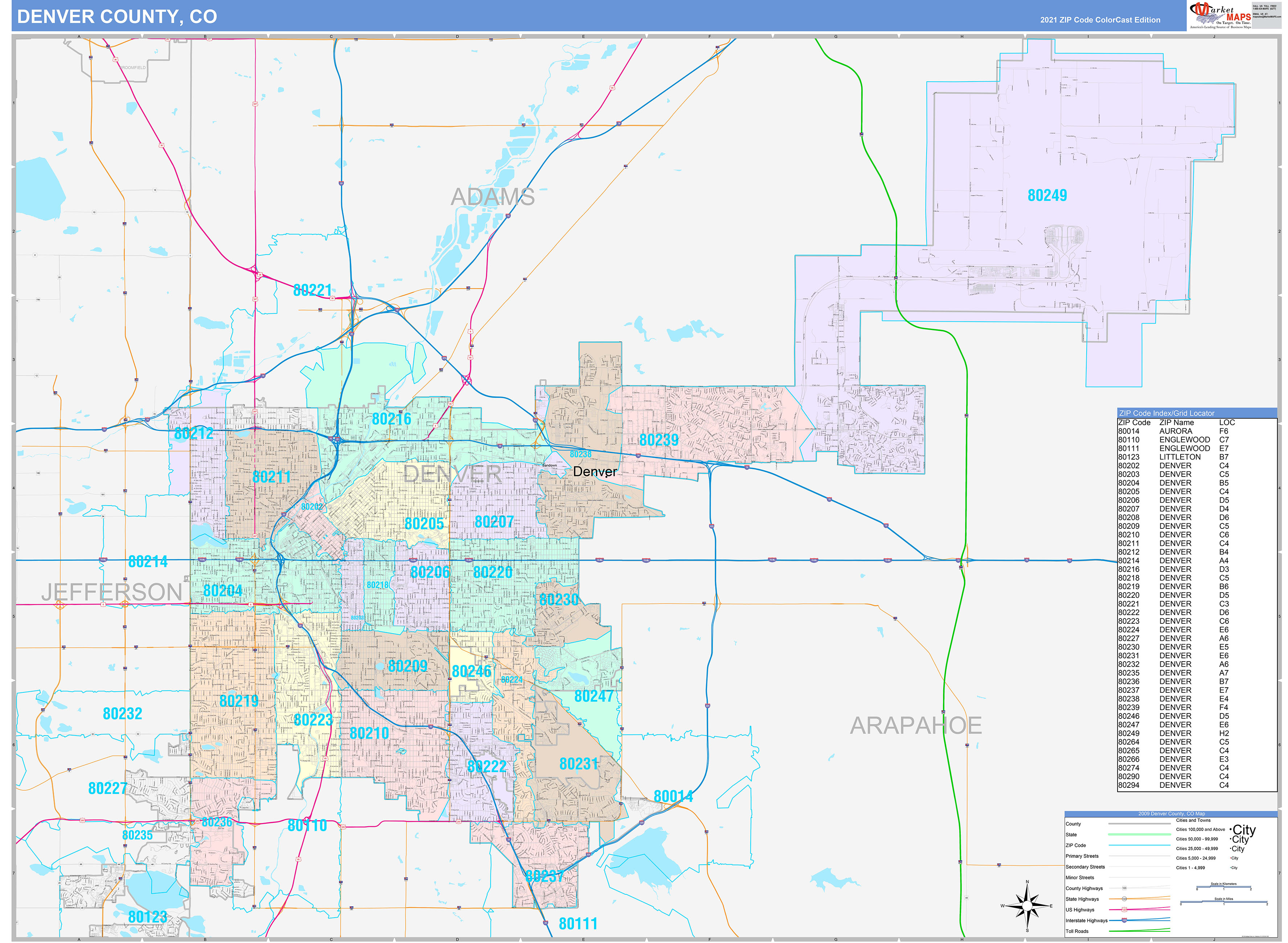 Denver Area County Map Images And Photos Finder