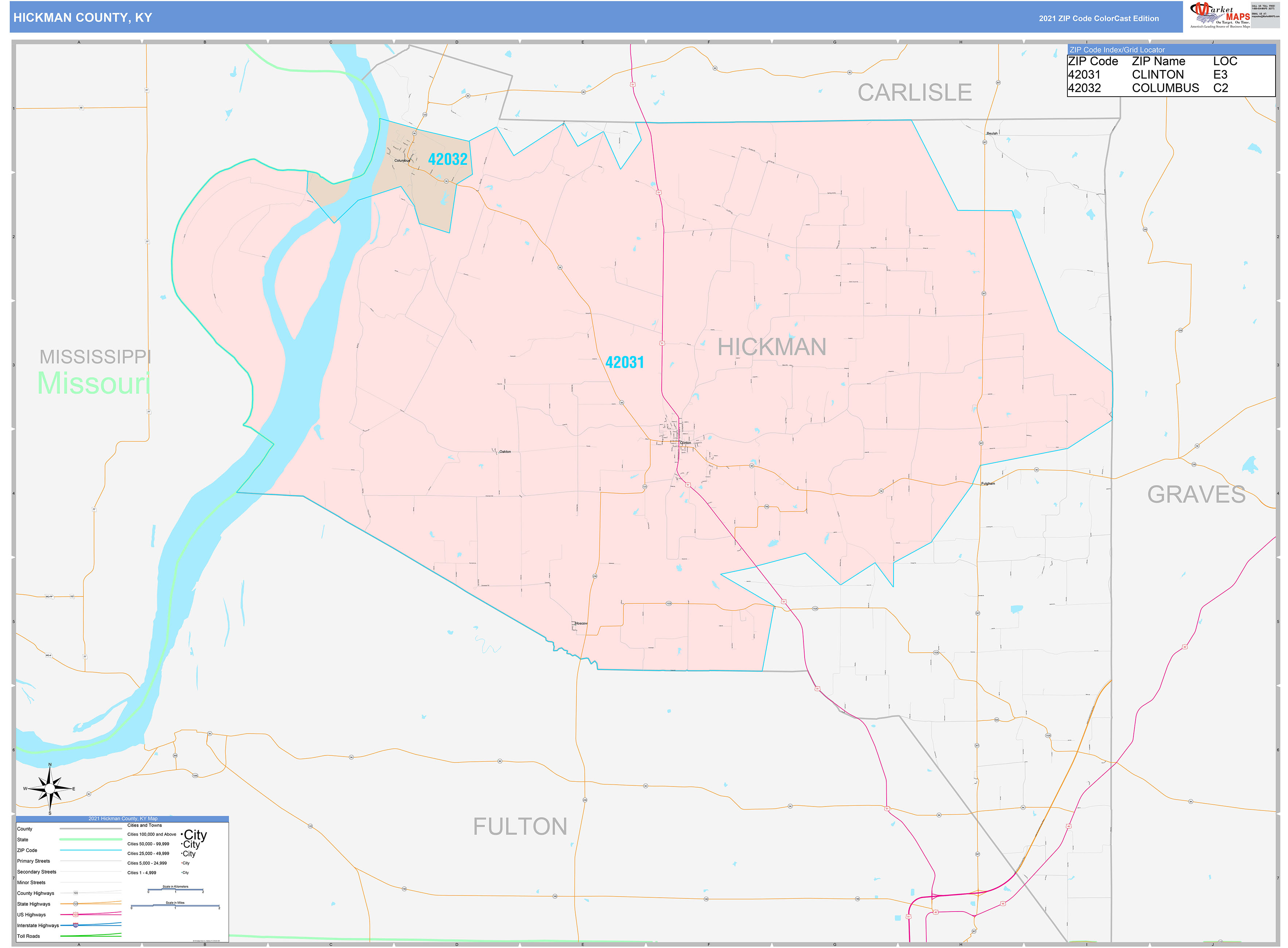 Hickman County Map At Marion Gilbert Blog