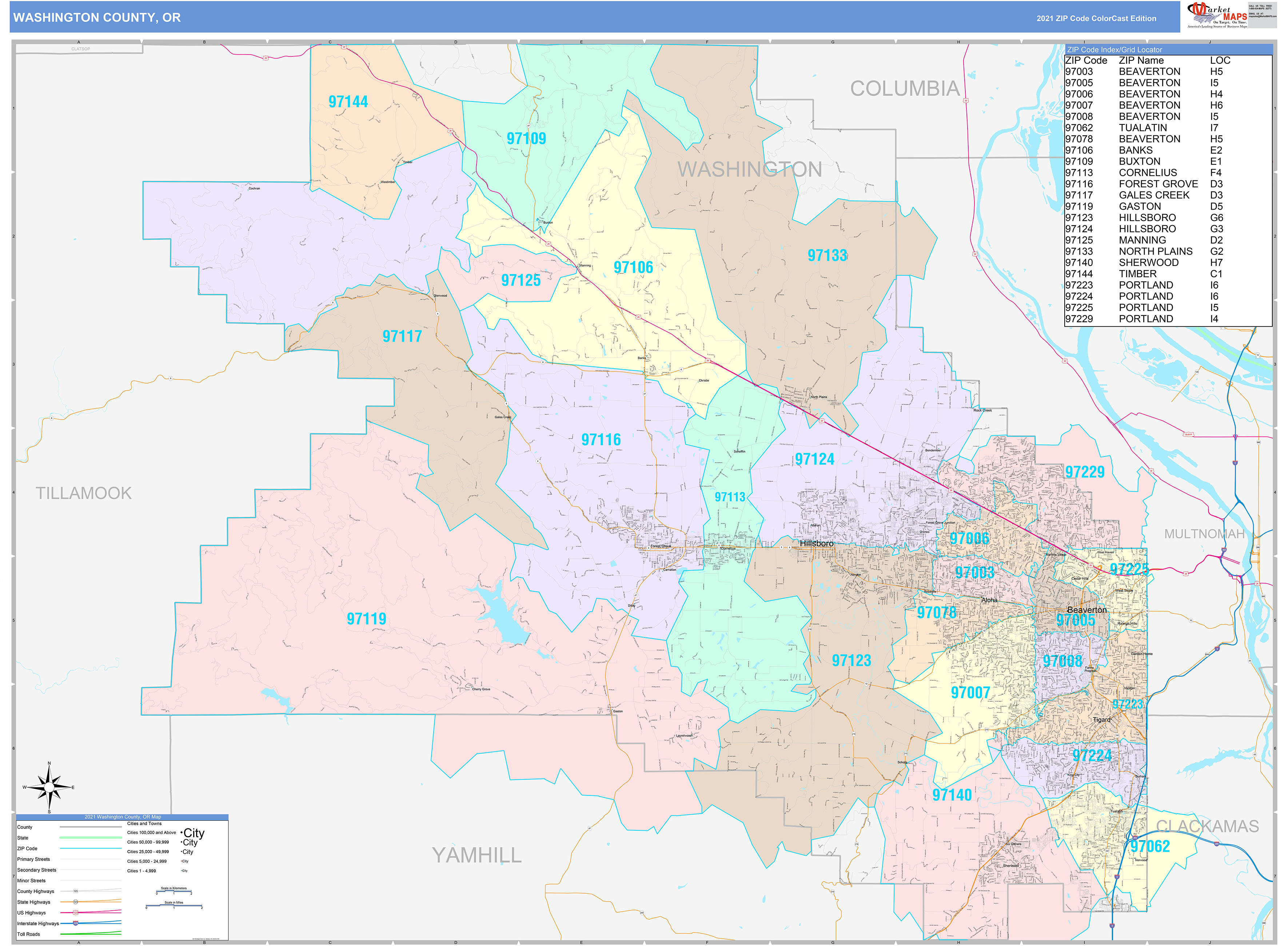 What Zip Codes Are In Washington County Oregon at Lynda Austin blog
