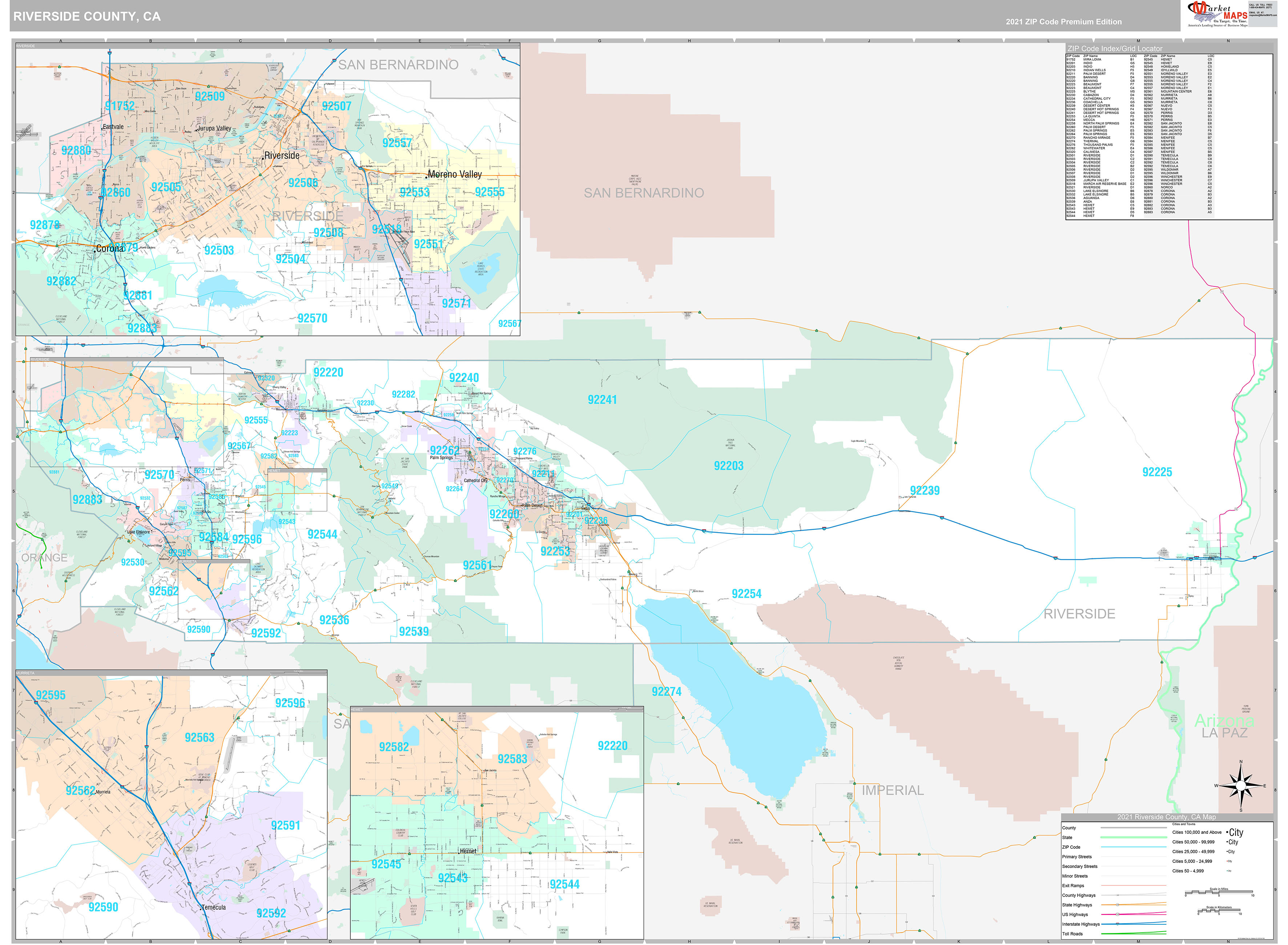 Riverside County Area Map Riverside County Area Map