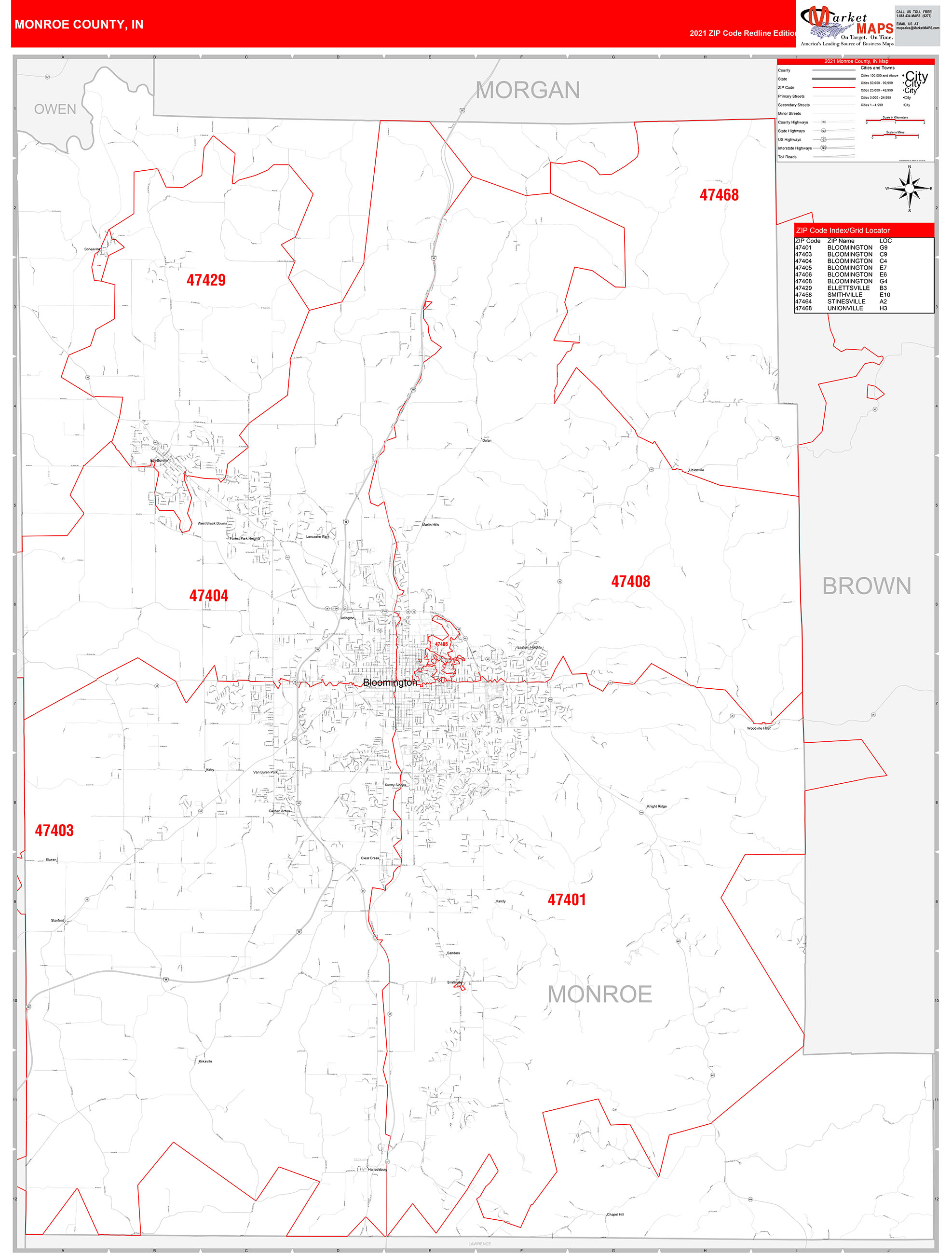 Monroe Mi Zip Code Map - Map
