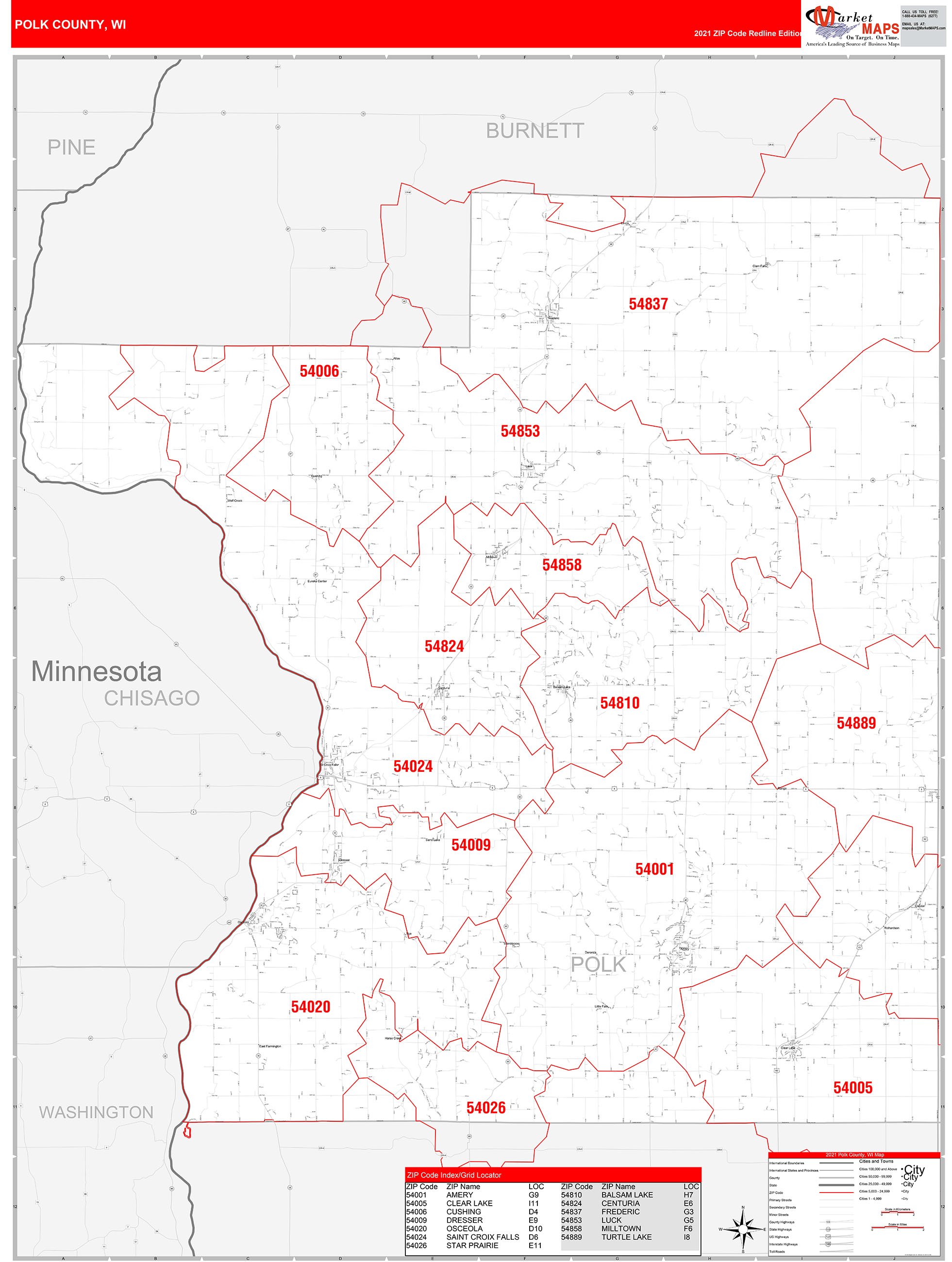 Polk County Zip Code Map Polk County Zip Code Map