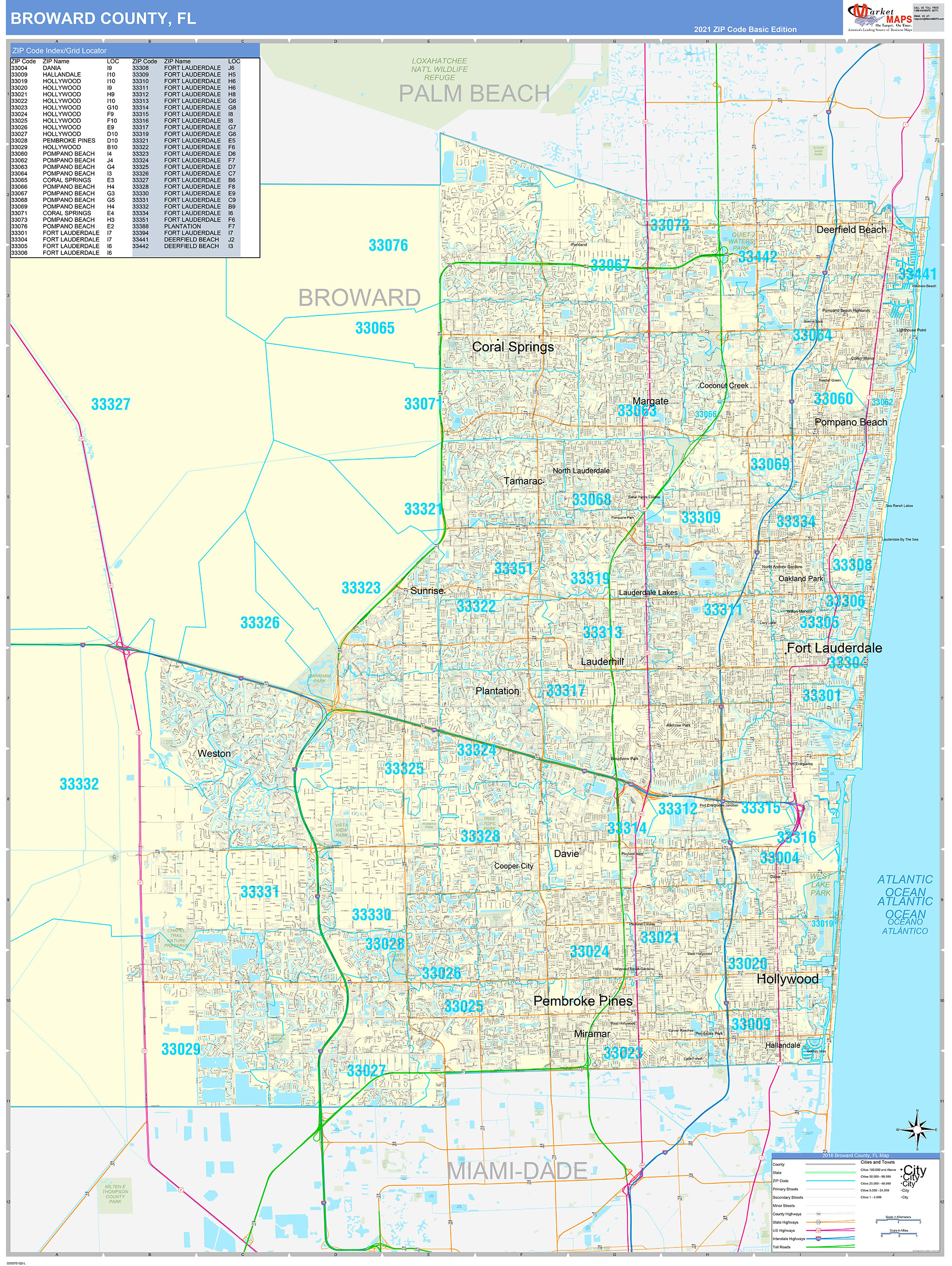Printable Broward County Zip Code Map Printable Broward County Zip Code Map