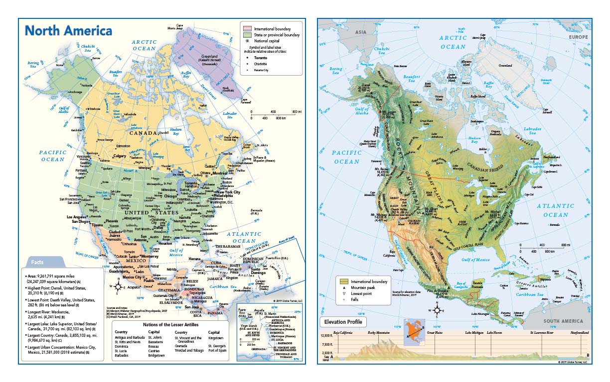 North America Wall Map by GeoNova - MapSales