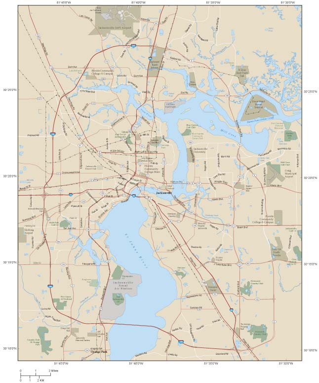 Jacksonville Subway Map
