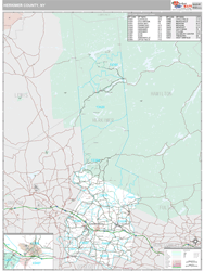 Herkimer, NY County Wall Map by MarketMAPS - MapSales