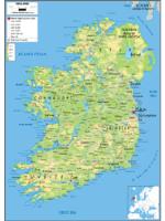 Ireland Wall Map by GeoNova - MapSales