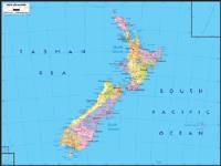 New Zealand Wall Map by Hema Maps - MapSales