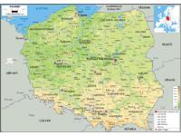 Poland Wall Map by Map Resources - MapSales