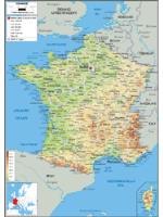 France Wall Map by GeoNova