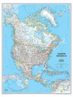 North America Satellite Wall Map by Outlook Maps - MapSales