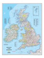 Shakespeare's Britain Wall Map by National Geographic