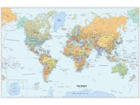 World Sea Routes Wall Map by Maps of World - MapSales