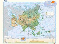 Asia Wall Map by National Geographic from MapSales.com - The leading ...