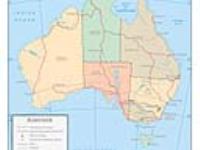 Australia Colorful Political Wall Map by GraphiOgre - MapSales