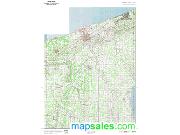 Ashtabula Wall Map from MapSales.com - The leading source for your Ashtabula Wall Map!
