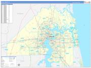 Duval County, FL Wall Maps