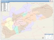 Harlan County, KY Wall Maps