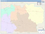 Yadkin County, NC Wall Maps