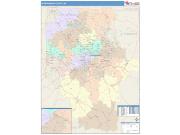 Spartanburg County, SC Wall Maps