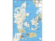 Denmark Wall Map from MapSales.com - The leading source for your ...