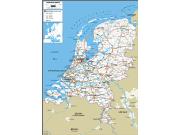 Netherlands Wall Map from MapSales.com - The leading source for your ...