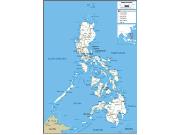 Philippines Wall Map from MapSales.com - The leading source for your ...