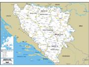 Bosnia Wall Maps