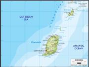 Wall Maps of Grenada - MapSales. Get the Country Wall Maps You Need!