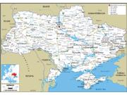 Wall Maps of Ukraine - MapSales. Get the Country Wall Maps You Need!