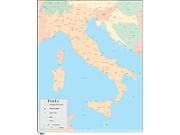 Italy Wall Map from MapSales.com - The leading source for your Italy ...