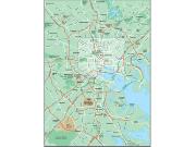 Baltimore Maryland Wall Maps - MapSales