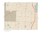 Lubbock Texas Wall Maps